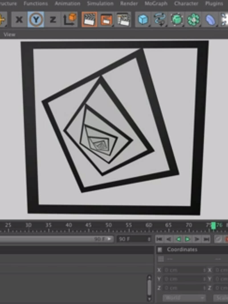 How To Create The Droste Effect In C4d The Pixel Lab 