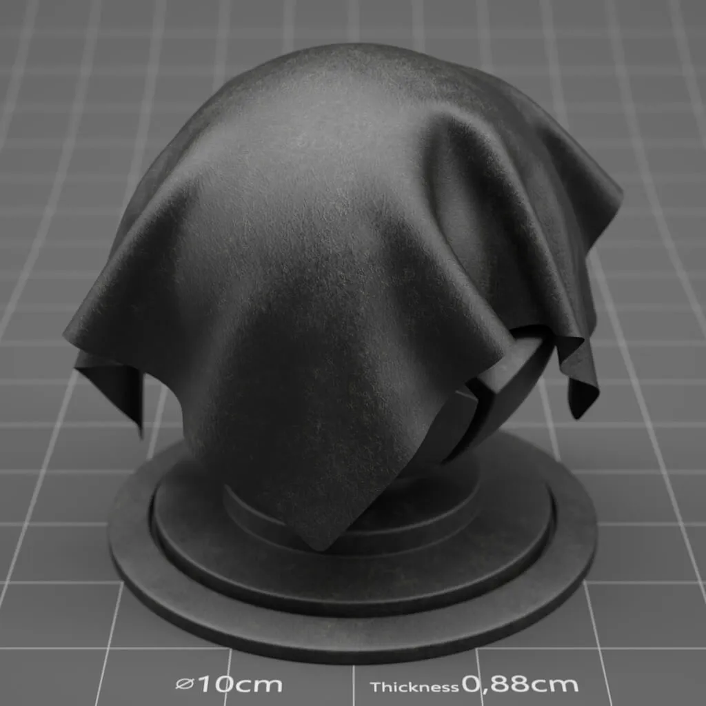 c4d redshift material black