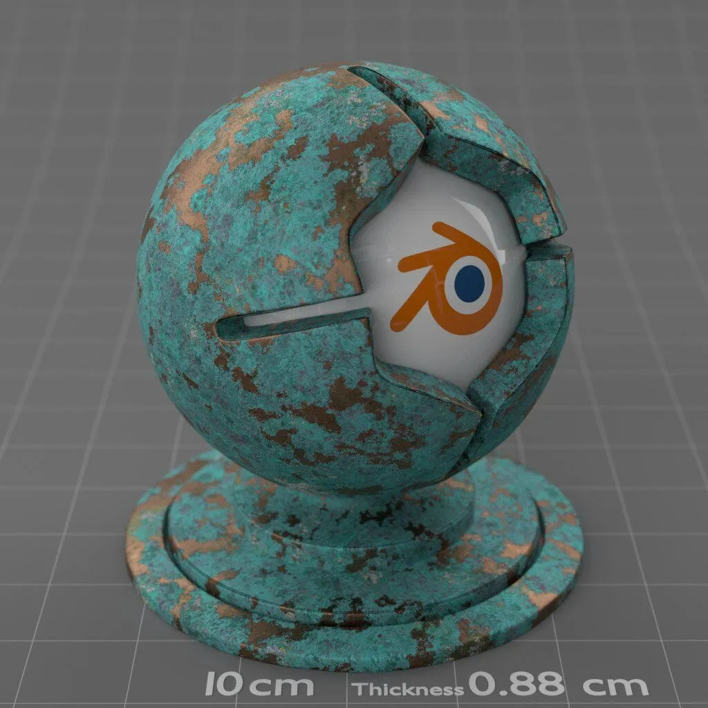 copper texture blender