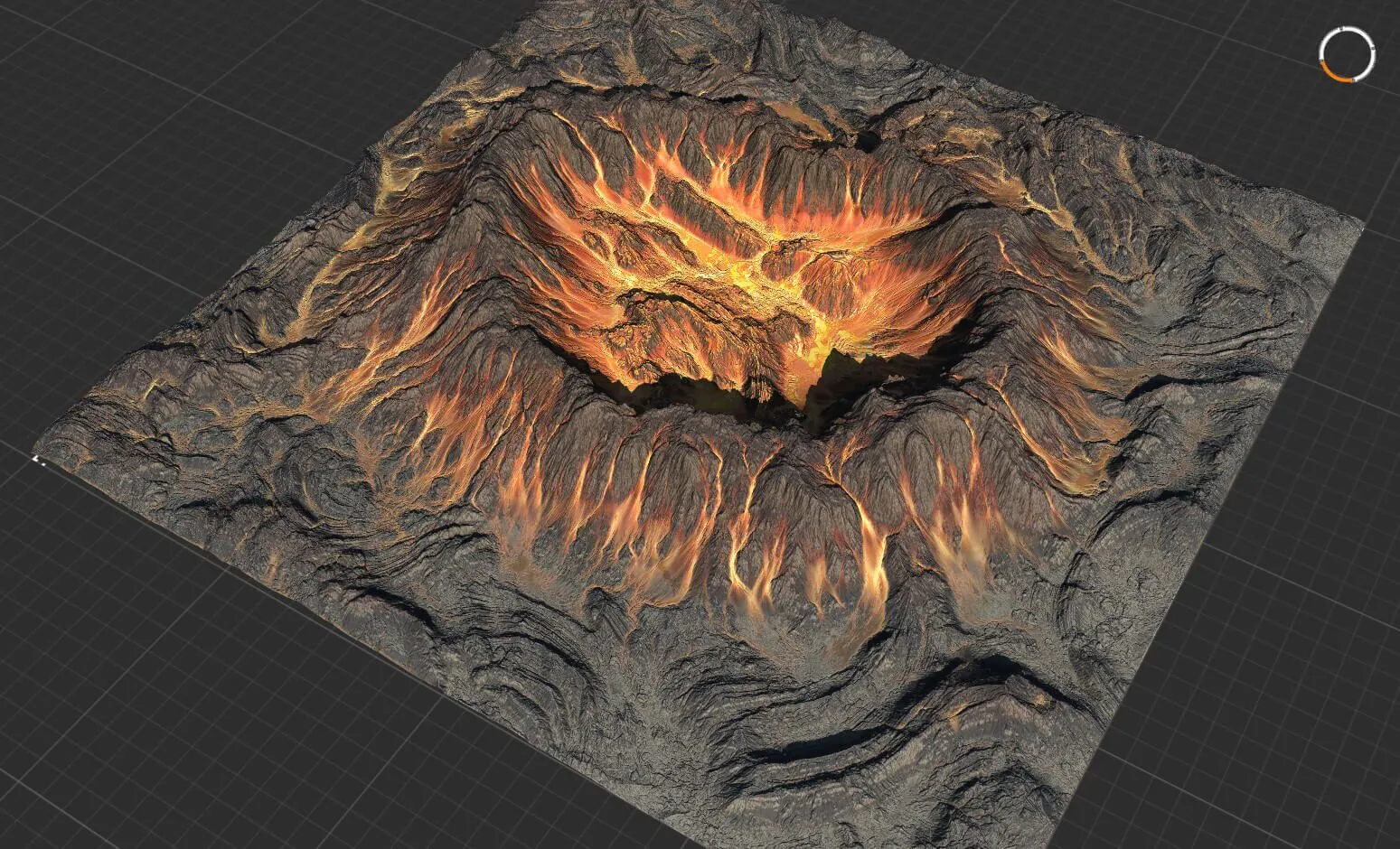 Free 3D Volcano Model and Texture Pack Volume 2 - The Pixel Lab