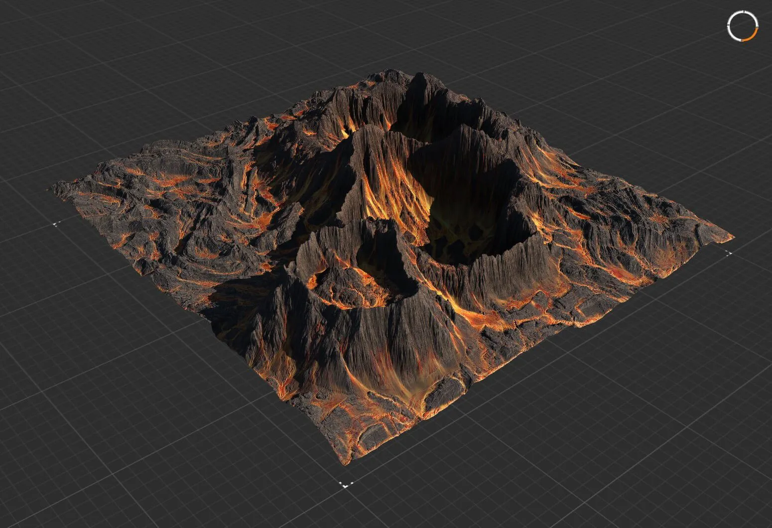 Free 3D Volcano Model and Texture Pack Volume 2 - The Pixel Lab