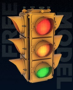 Free C4D 3D Model: Stop Light - The Pixel Lab