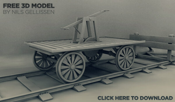 Free C4D 3D Model: Railroad Cart - The Pixel Lab