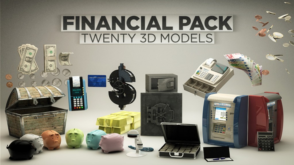 Introducing the 3D Financial Pack! - The Pixel Lab