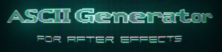 Free After Effects Script/Preset: ASCII Generator | The Pixel Lab