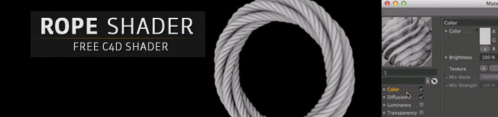 Free Cinema 4D Rope Shader | The Pixel Lab