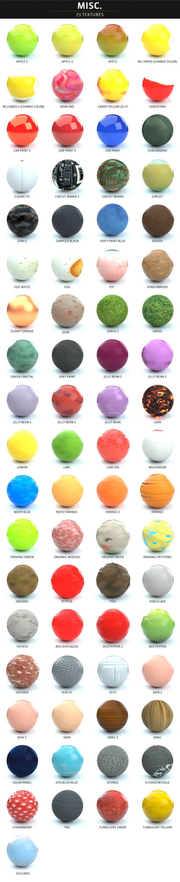 Pixel Lab Material Pack for Octane Render - The Pixel Lab