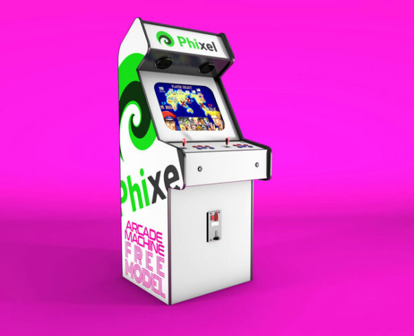 Free C4D 3D Model: Arcade Game Machine - The Pixel Lab