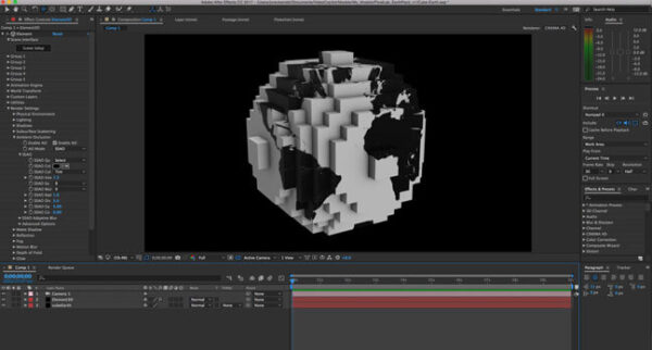 Earth and Globes Pack for AE Element 3D - The Pixel Lab