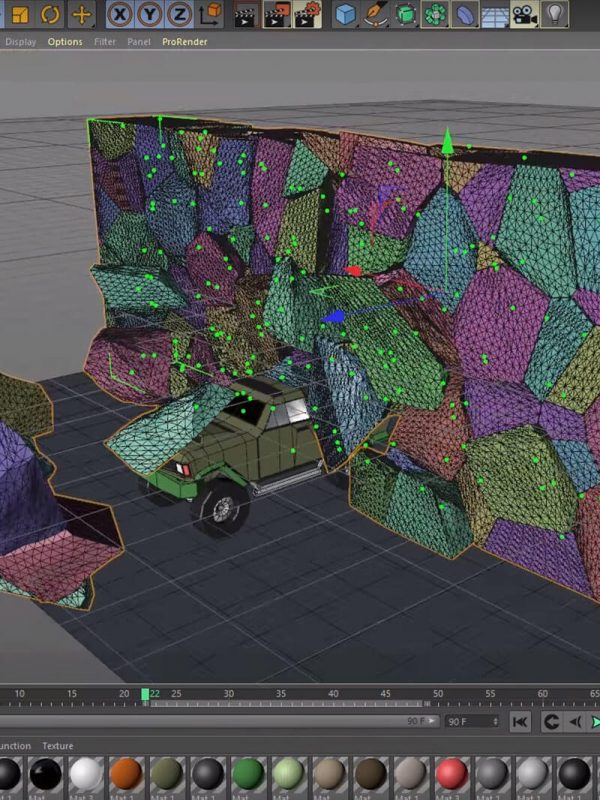 C4d Tutorial R19 Voronoi Fracture Tips The Pixel Lab