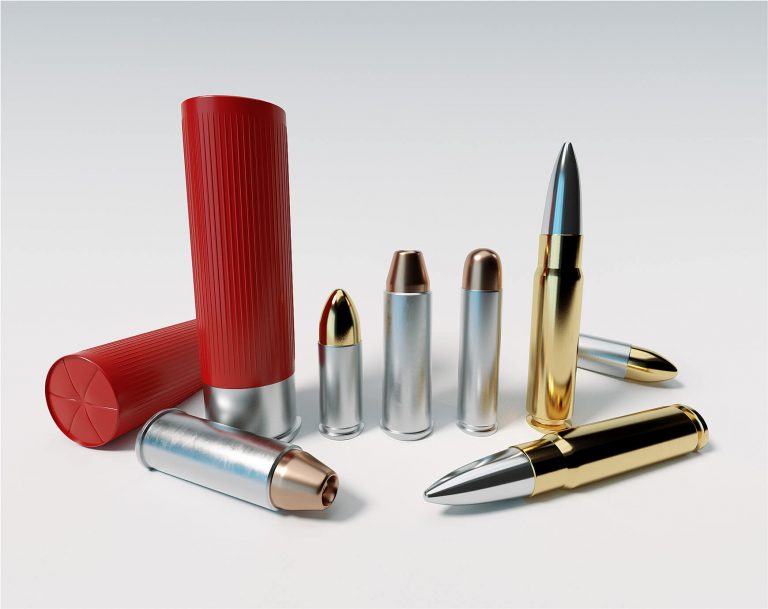 Free Cinema 4D 3D Model: Bullets and Shotgun Shells - The Pixel Lab
