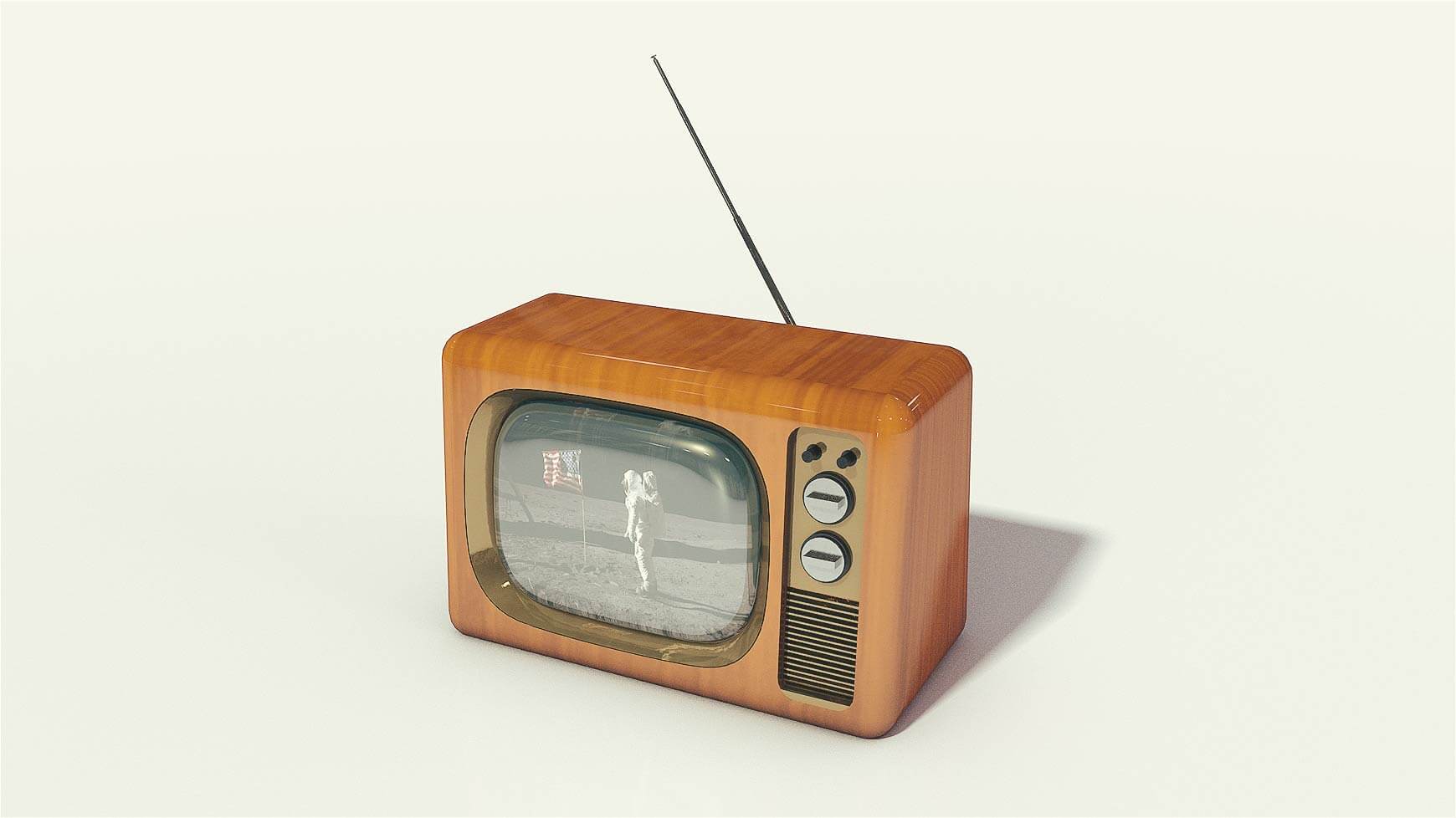 Free Cinema 4D 3D Model: Vintage Television Set - The Pixel Lab Free Cinema 4D 3D Model: Vintage Television Set - The Pixel Lab