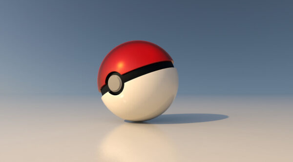 Free Cinema 4D 3D Model: Pokemon Poke Ball - The Pixel Lab