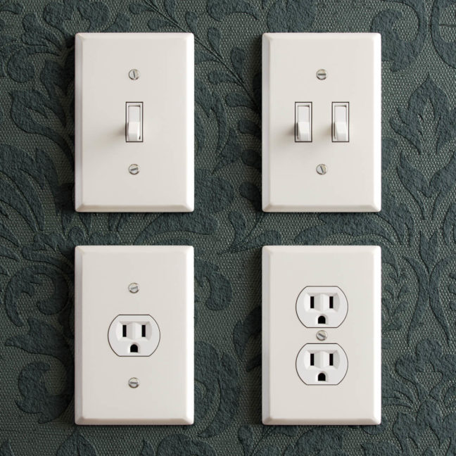Free 3D Model: Electric Outlet and Light Switch - The Pixel Lab