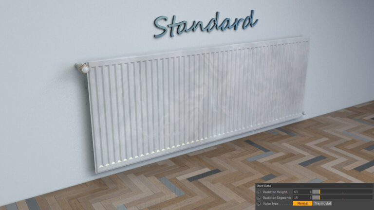 Free Cinema 4D 3D Models: Interior Electric Baseboard Heaters ...