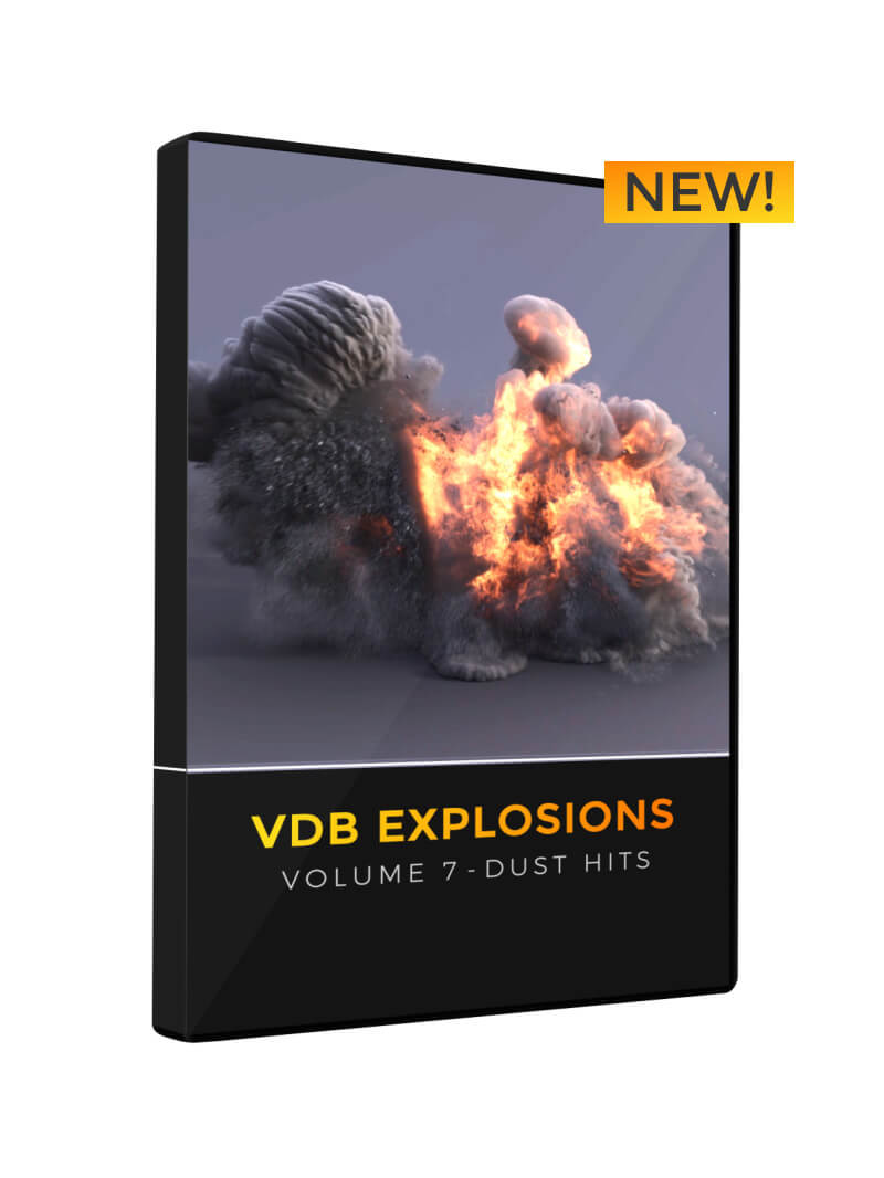 High quality VDB, VFX & motion design assets for 3D artists